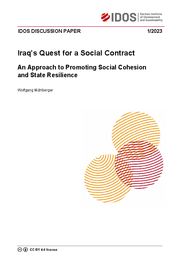 Iraq’s quest for a social contract: an approach to promoting social ...