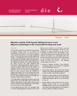 Migration and the 2030 Agenda: making everyone count - migrants and ...