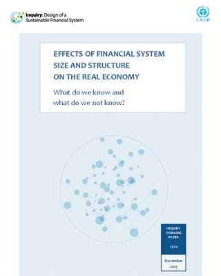 Effects of financial system size and structure on the real economy ...