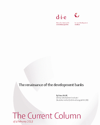The renaissance of the development banks