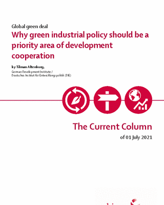 Why green industrial policy should be a priority area of development ...