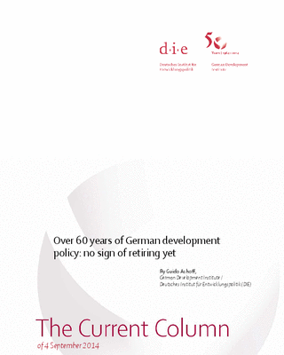 Over 60 years of German development policy: no sign of retiring yet