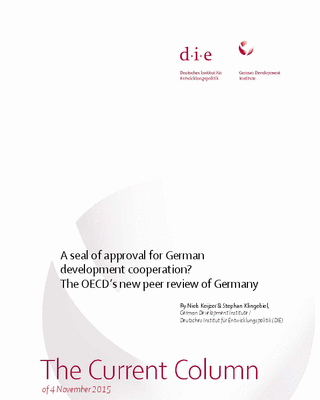 A seal of approval for German development cooperation? The OECD’s new ...