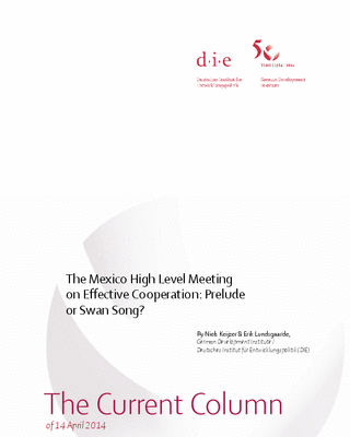 The Mexico High Level Meeting on Effective Cooperation: Prelude or Swan ...