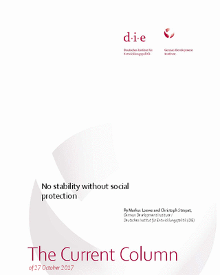No stability without social protection