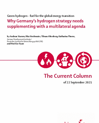 Why Germany’s hydrogen strategy needs supplementing with a multilateral ...
