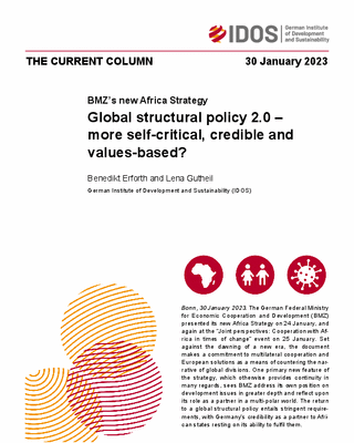 Global structural policy 2.0 – more self-critical, credible and values ...