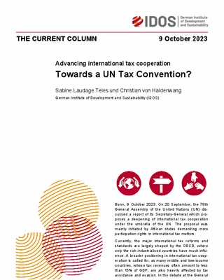 Towards a UN Tax Convention?