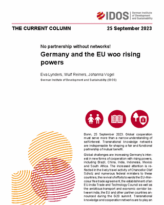 Germany and the EU woo rising powers