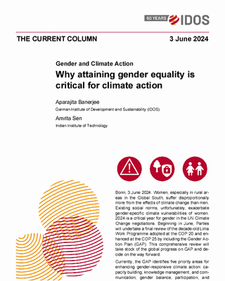 Why attaining gender equality is critical for climate action