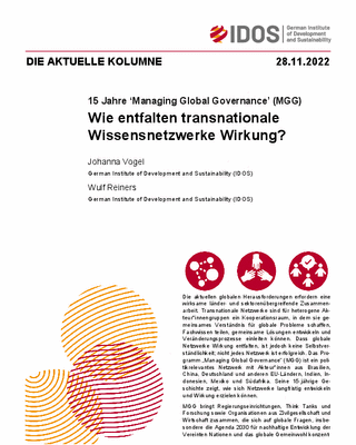 Wie entfalten transnationale Wissensnetzwerke Wirkung?